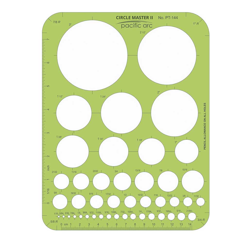 Pacific Arc Circle Master II Template – K. A. Artist Shop