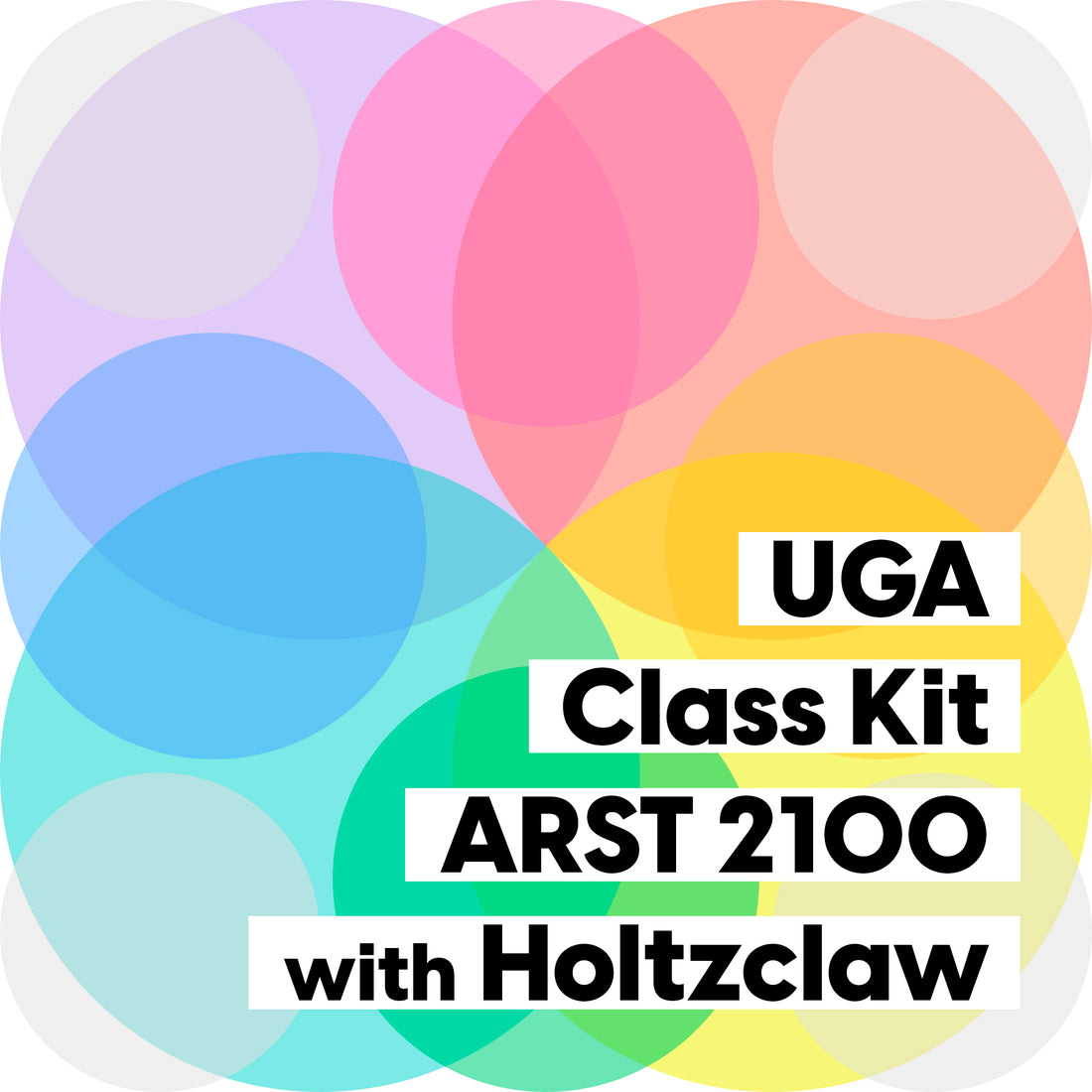 Kit de classe pour UGA - ARST 2100 avec Cook – K. A. Artist Shop
