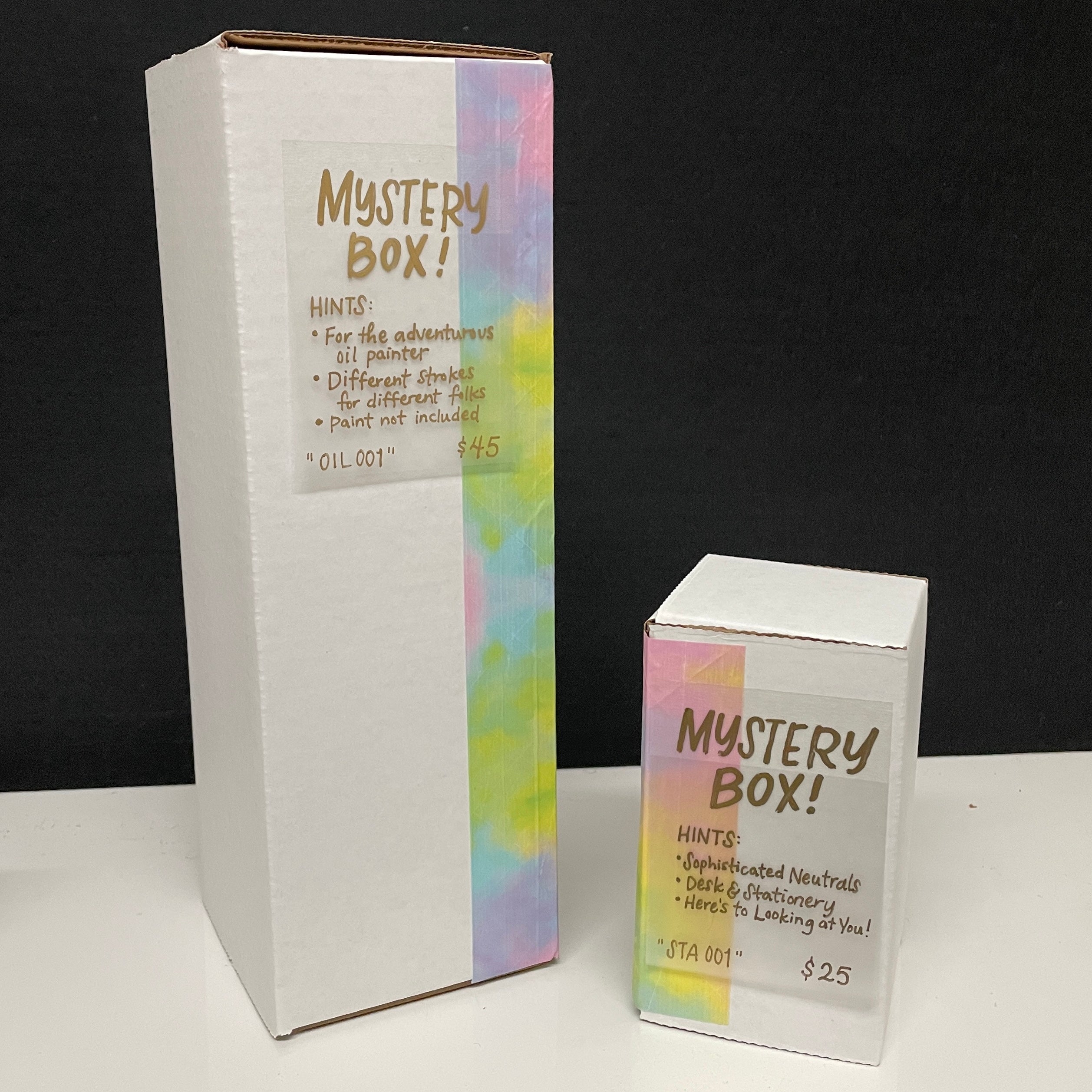 Mystery Boxes • Surprise Gifts for Artists – K. A. Artist Shop