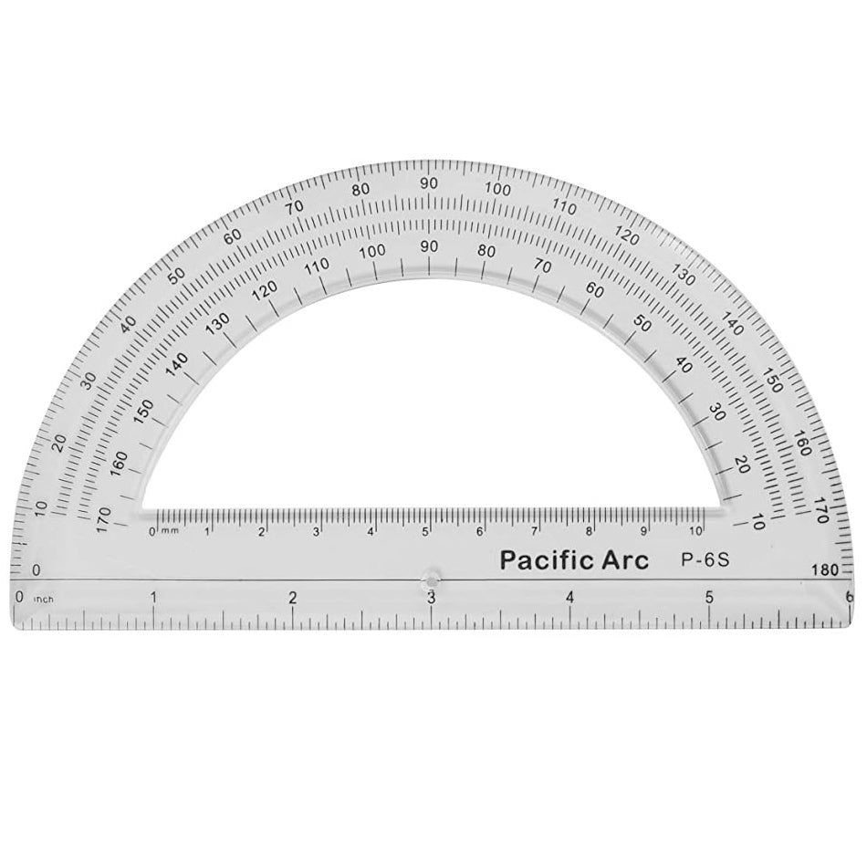 Pacific Arc Protractor - 6 Inch – K. A. Artist Shop