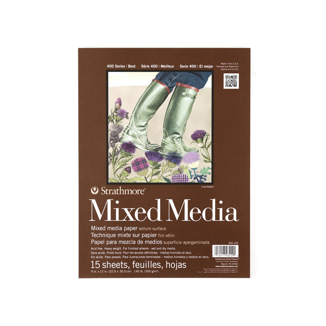 Strathmore 400 Series Mixed Media Paper Pad - Vellum Surface – K. A ...
