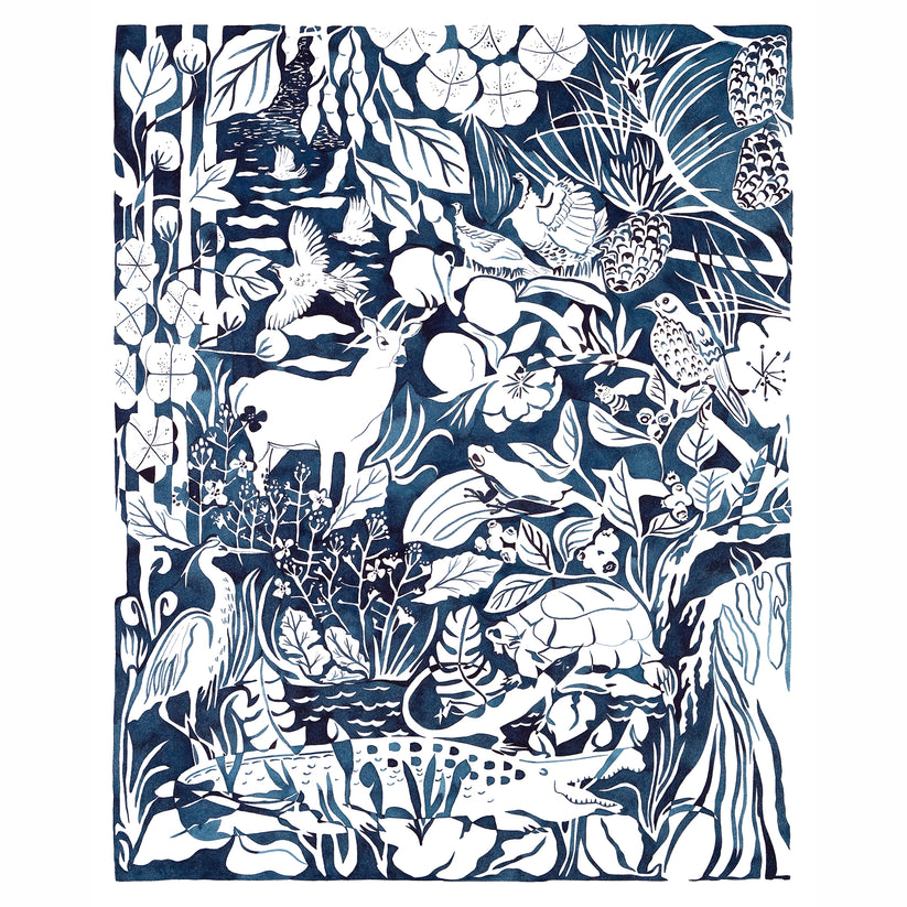 "Ode to Georgia" Archival Print by Kate Couch – K. A. Artist Shop