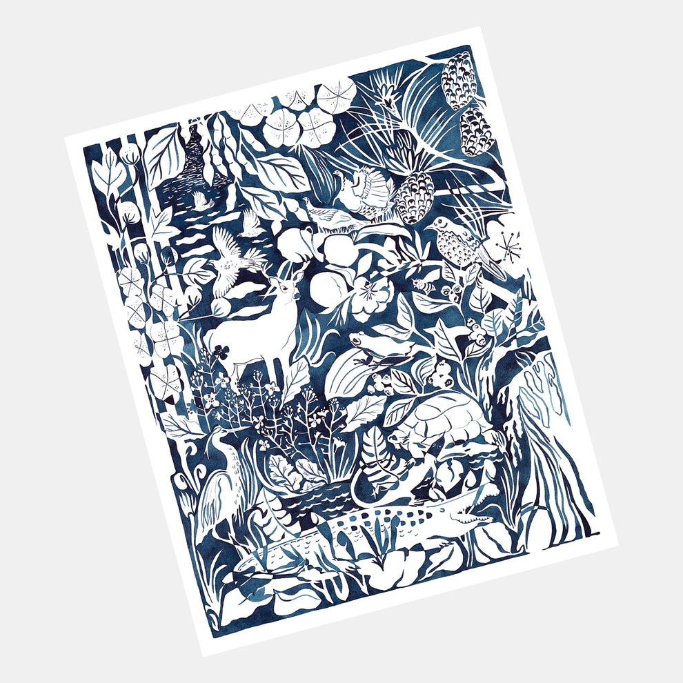 "Ode to Georgia" Archival Print by Kate Couch – K. A. Artist Shop