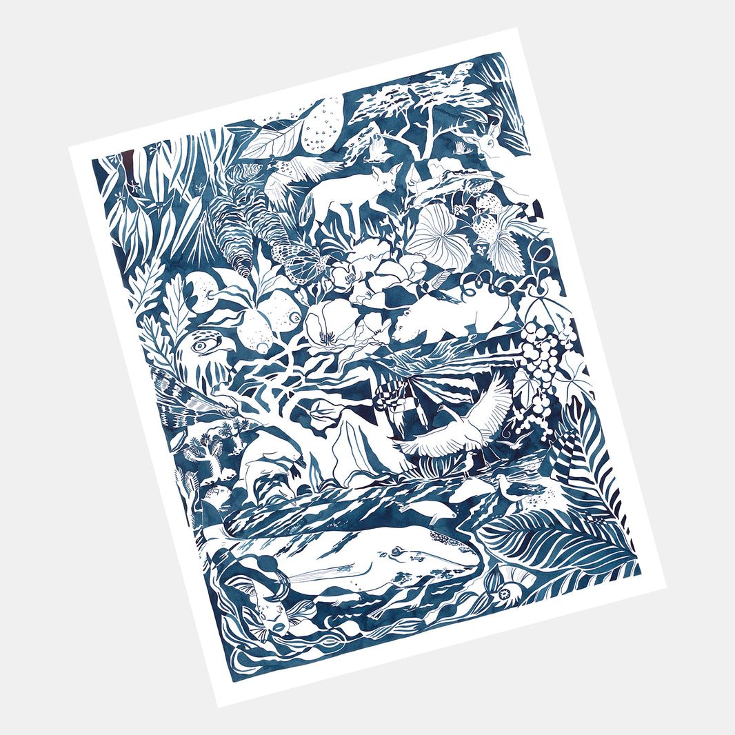 "Ode to Georgia" Archival Print by Kate Couch – K. A. Artist Shop